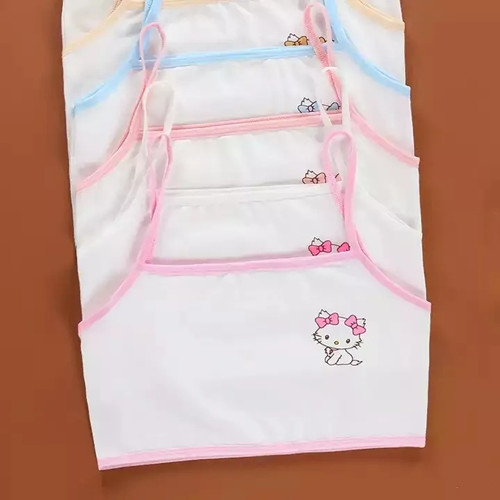 Free Size Children's Underwear Bra Sports Teenager Student Cute Cat ...
